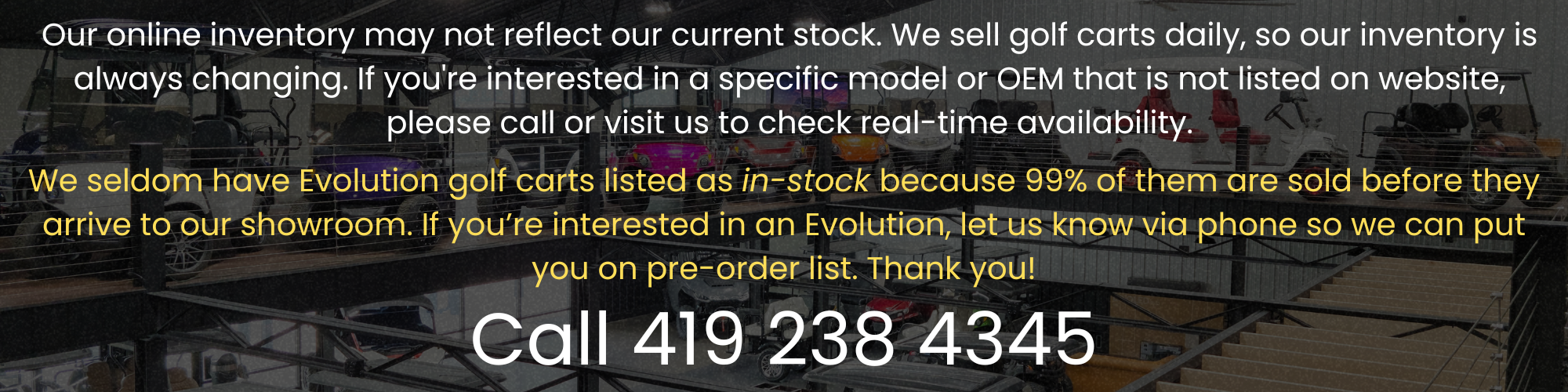 Current New Inventory | BA Carts